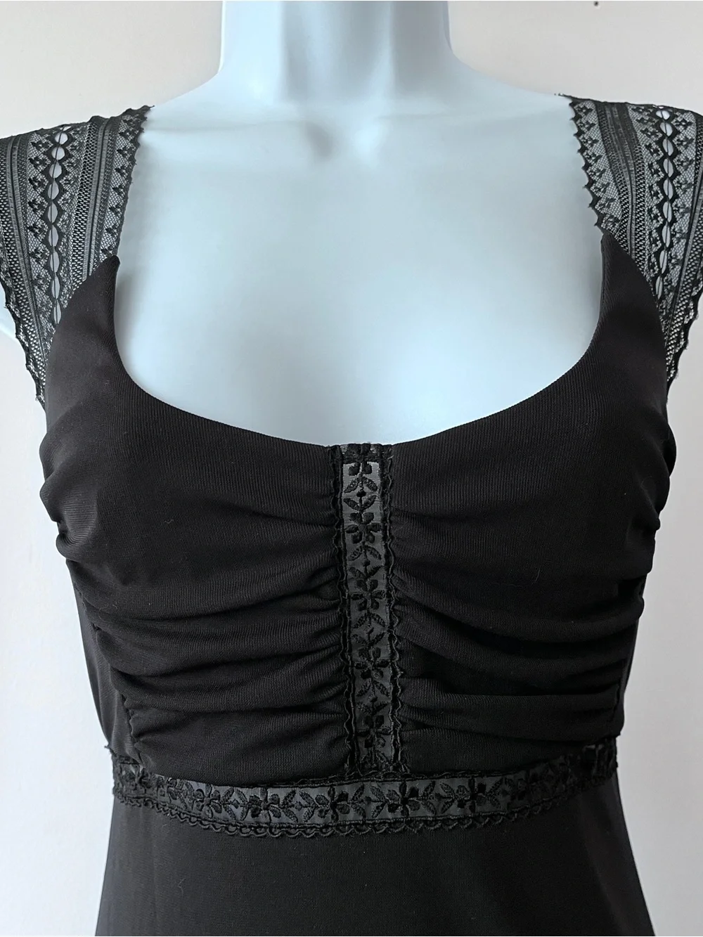 Phoebe | Dresses | Phoebe Y2k Elegant Black Lacetrim Wedding Guest ...